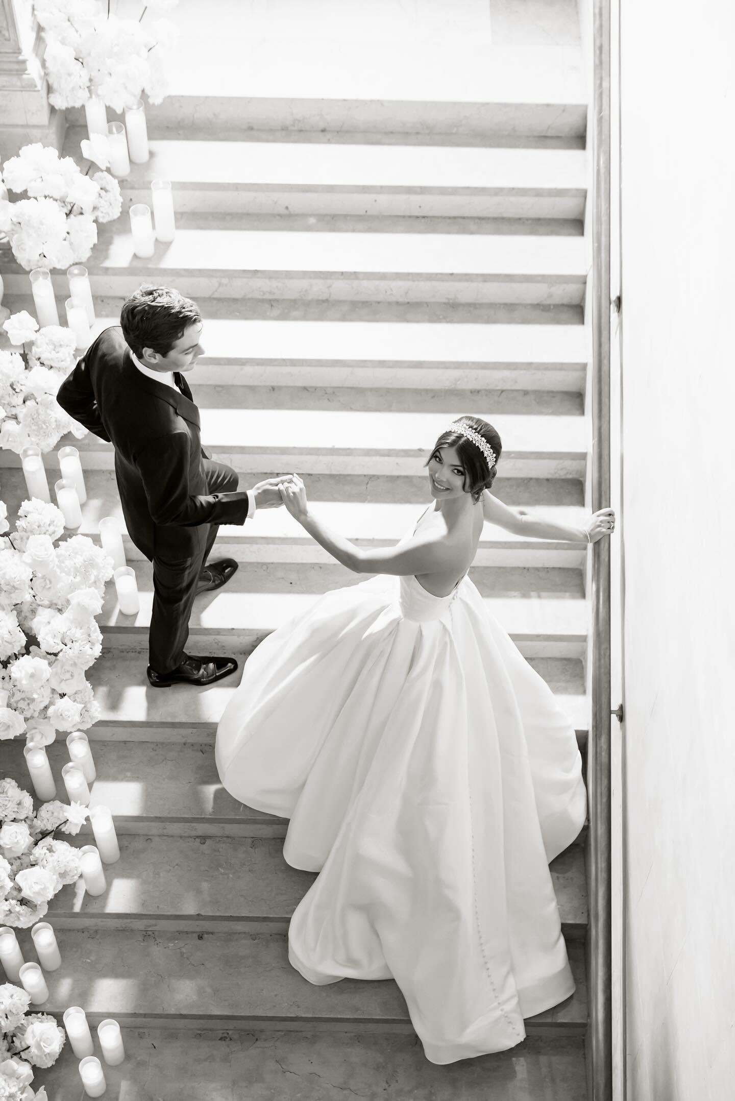 Real Bride Rebecca | Custom Pearl + Crystal Bridal Headband – Bridal ...
