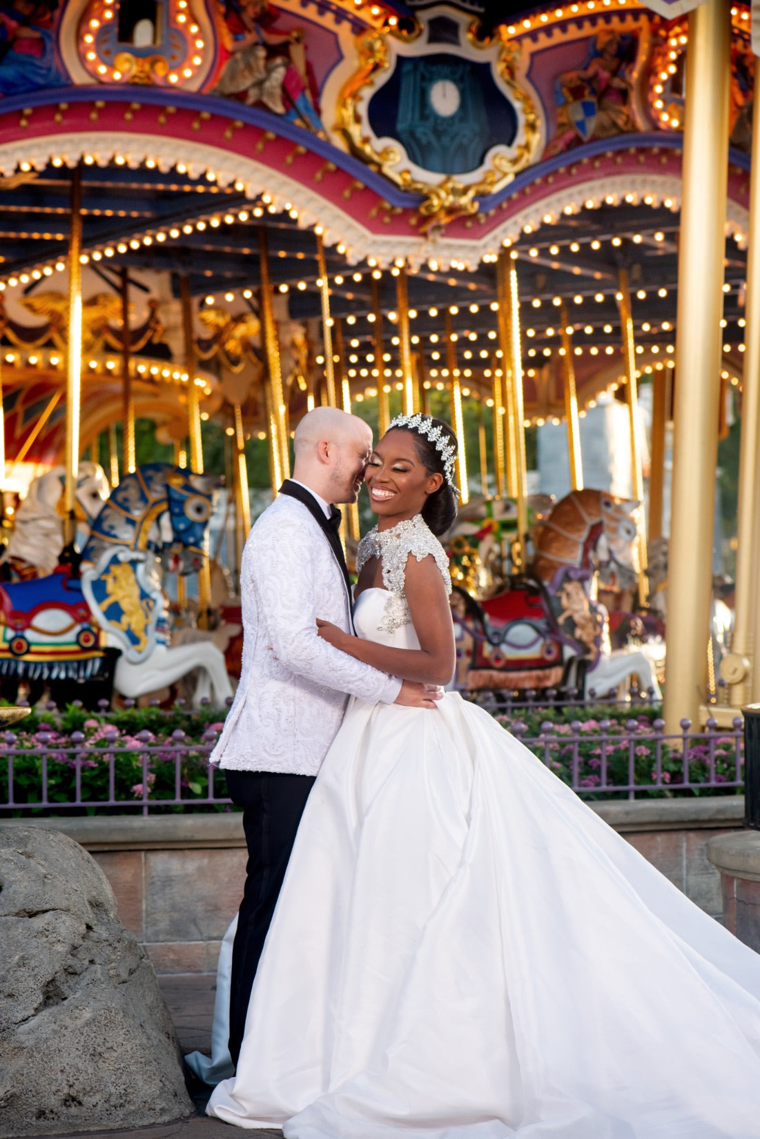 Lavish Walt Disney World Vow Renewal | Reverend Roxy + Joshua – Bridal ...